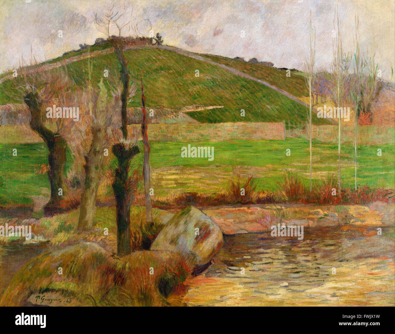 Paul Gauguin - Landscape near Pont-Aven - Bridgestone Museum of Art ...