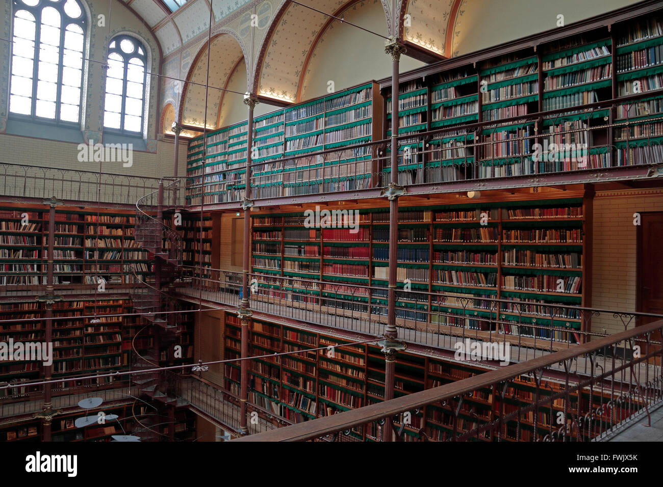The Rijksmuseum Research Library (the Cuypers Library) in the ...