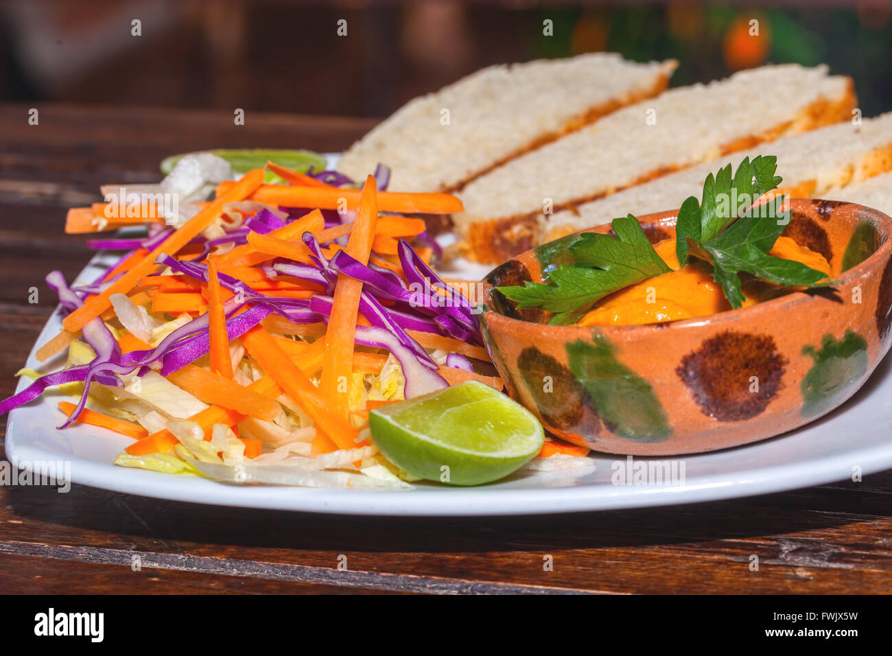 Delicious Hummus Salad, It Is Popular Throughout The Middle East ...