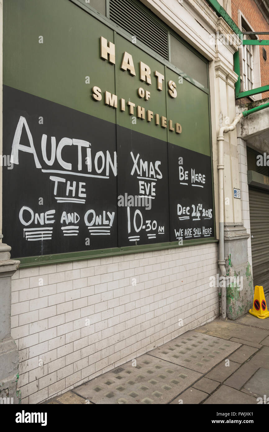 The remnants of Smithfield Meat Market in Central London, UK Stock ...