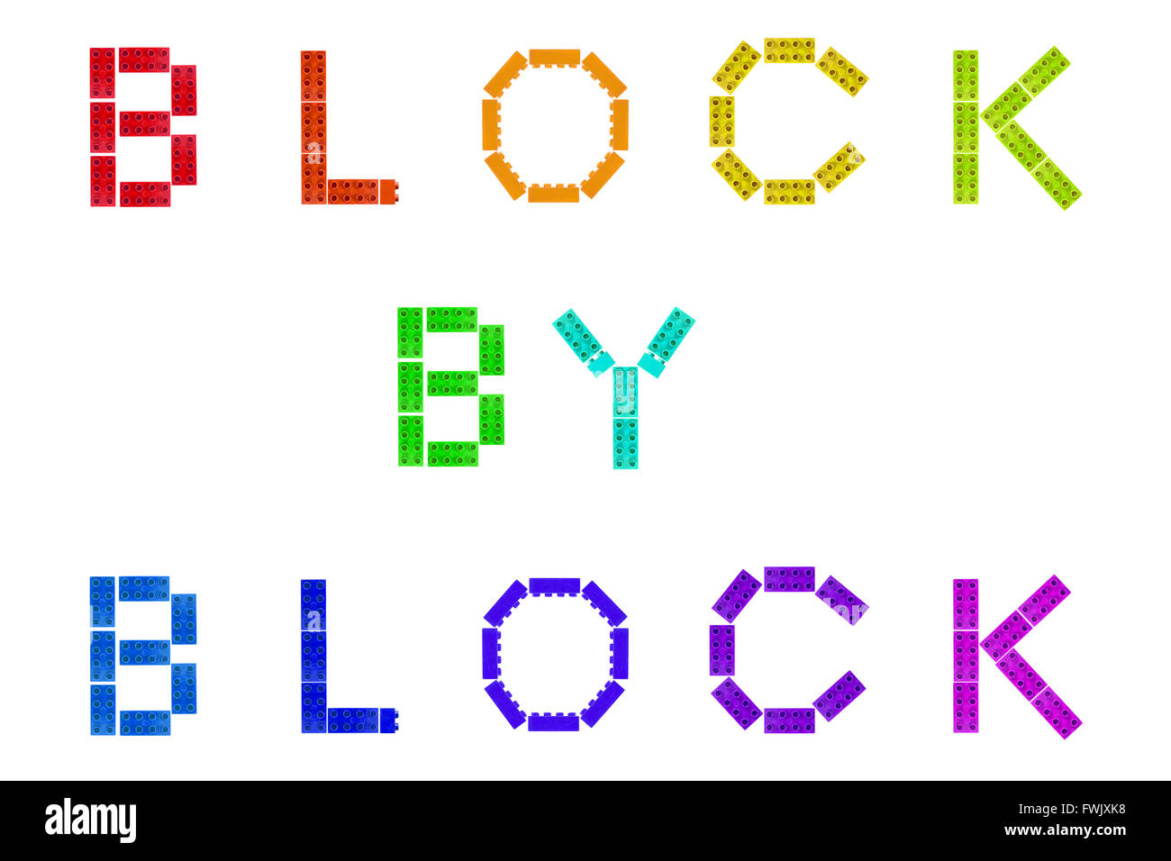 Block Words Design