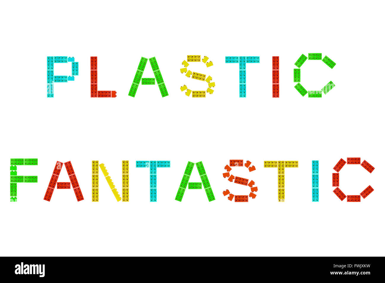 Plastic fantastic written hi-res stock photography and images - Alamy
