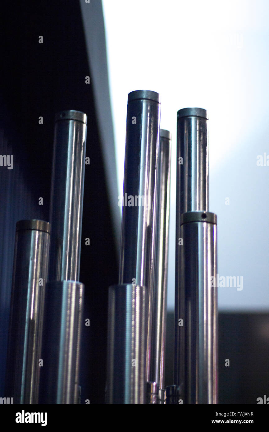 Olympic metal barbells in crossfit, bodybuilding and weight training ...