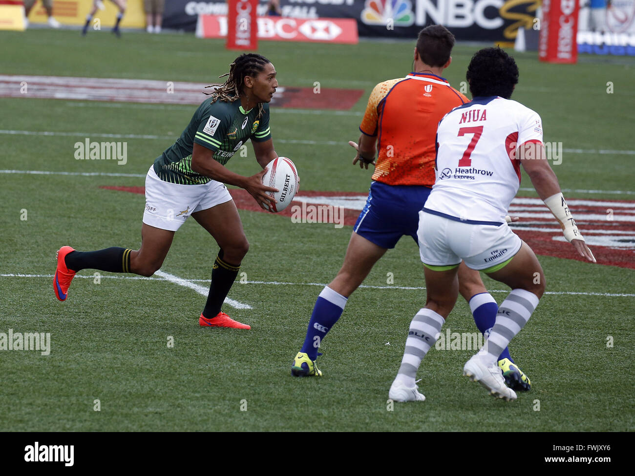 Day 2 2016 USA Sevens Rugby Tournament at Sam Boyd Stadium Las Vegas ...