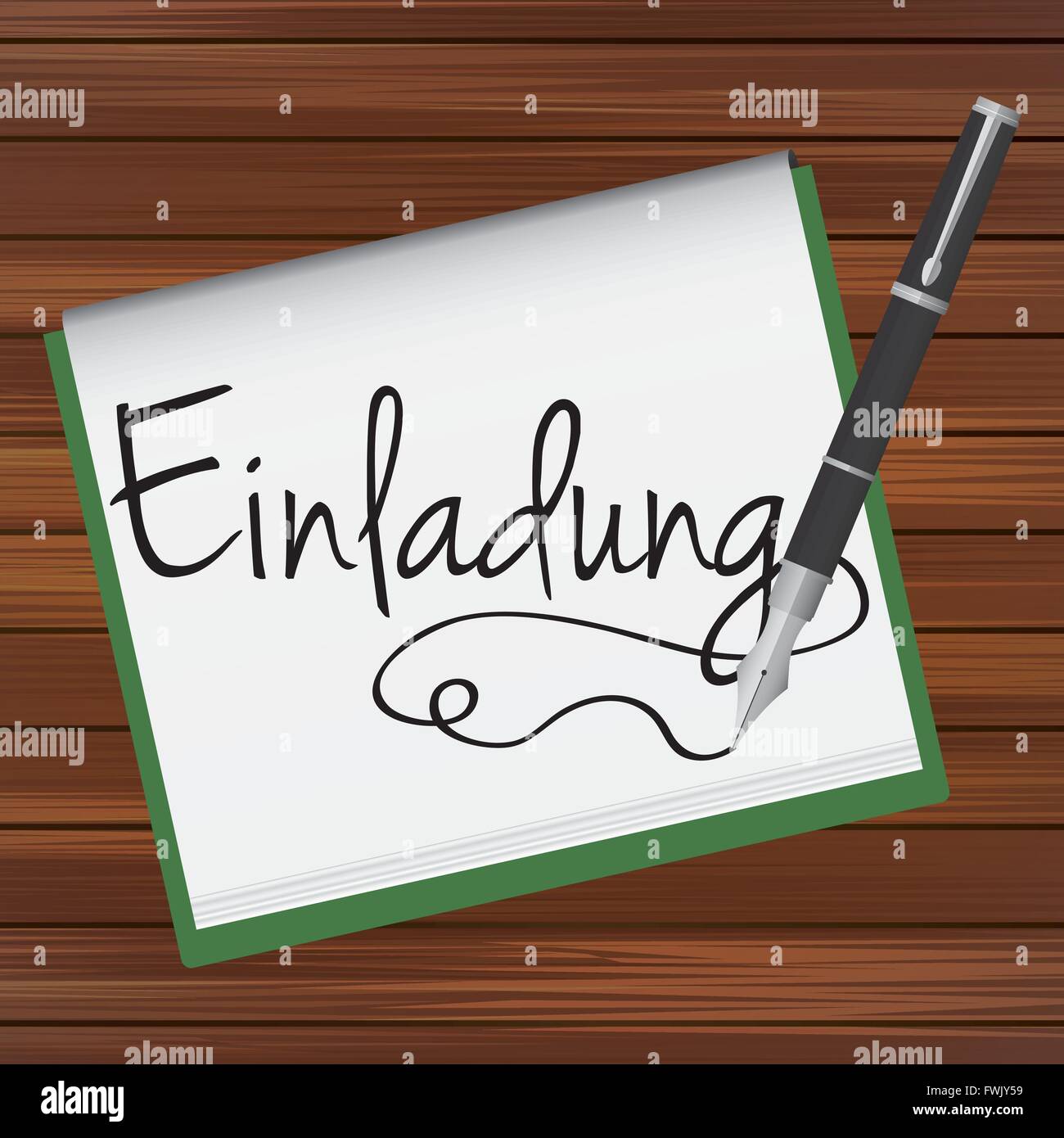 Illustration Vector Graphic Notepad for the creative use in graphic ...