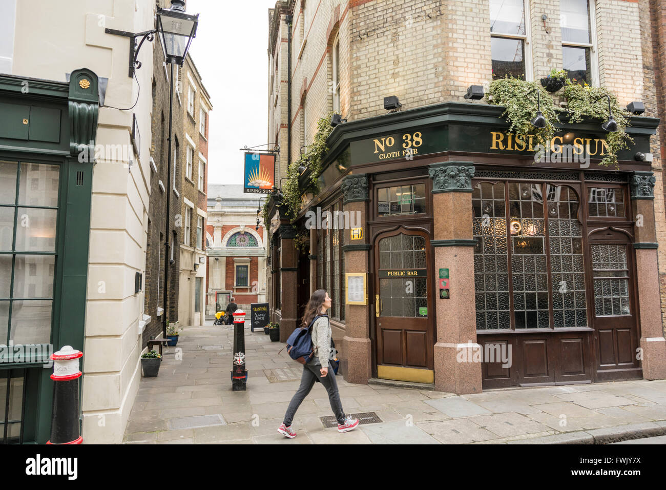 The Rising Sun pub in West Smithfield, London, England, UK Stock Photo ...