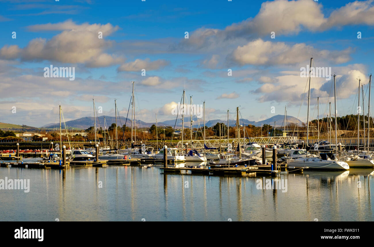 The marina at Pwllheli, North Wales, UK Stock Photo - Alamy