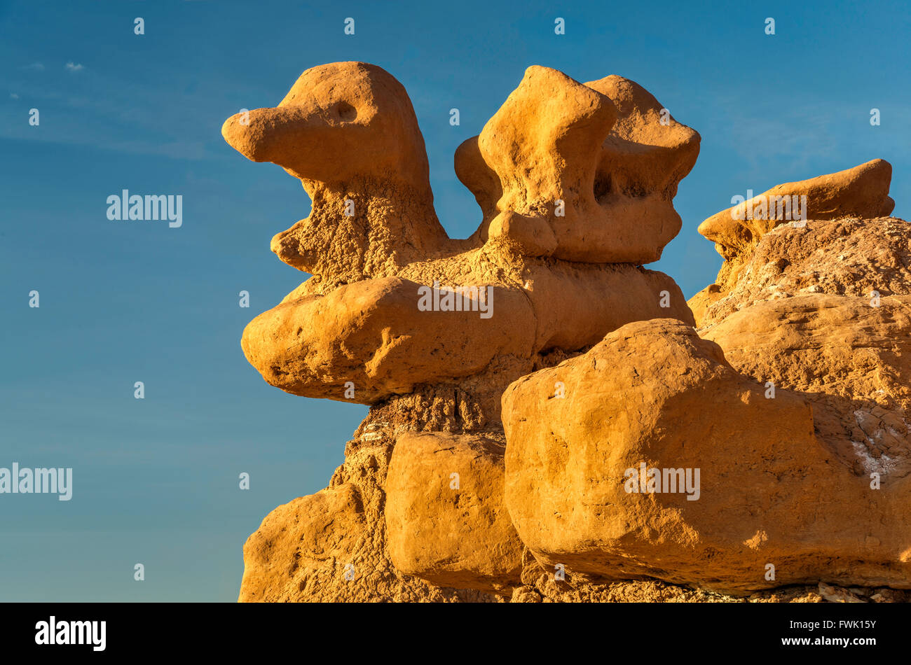 Hoodoo rocks at Goblin Valley State Park, Colorado Plateau, Utah, USA ...