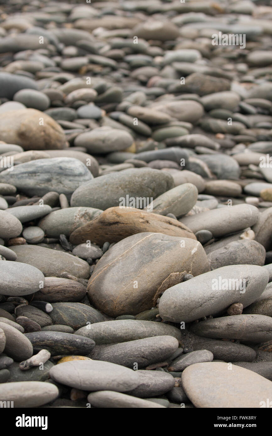 Stones on the beach Stock Photo - Alamy