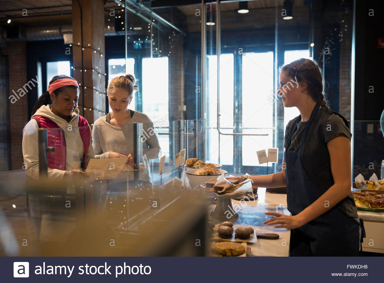 Waiting counter customer customers ordering hi-res stock photography ...