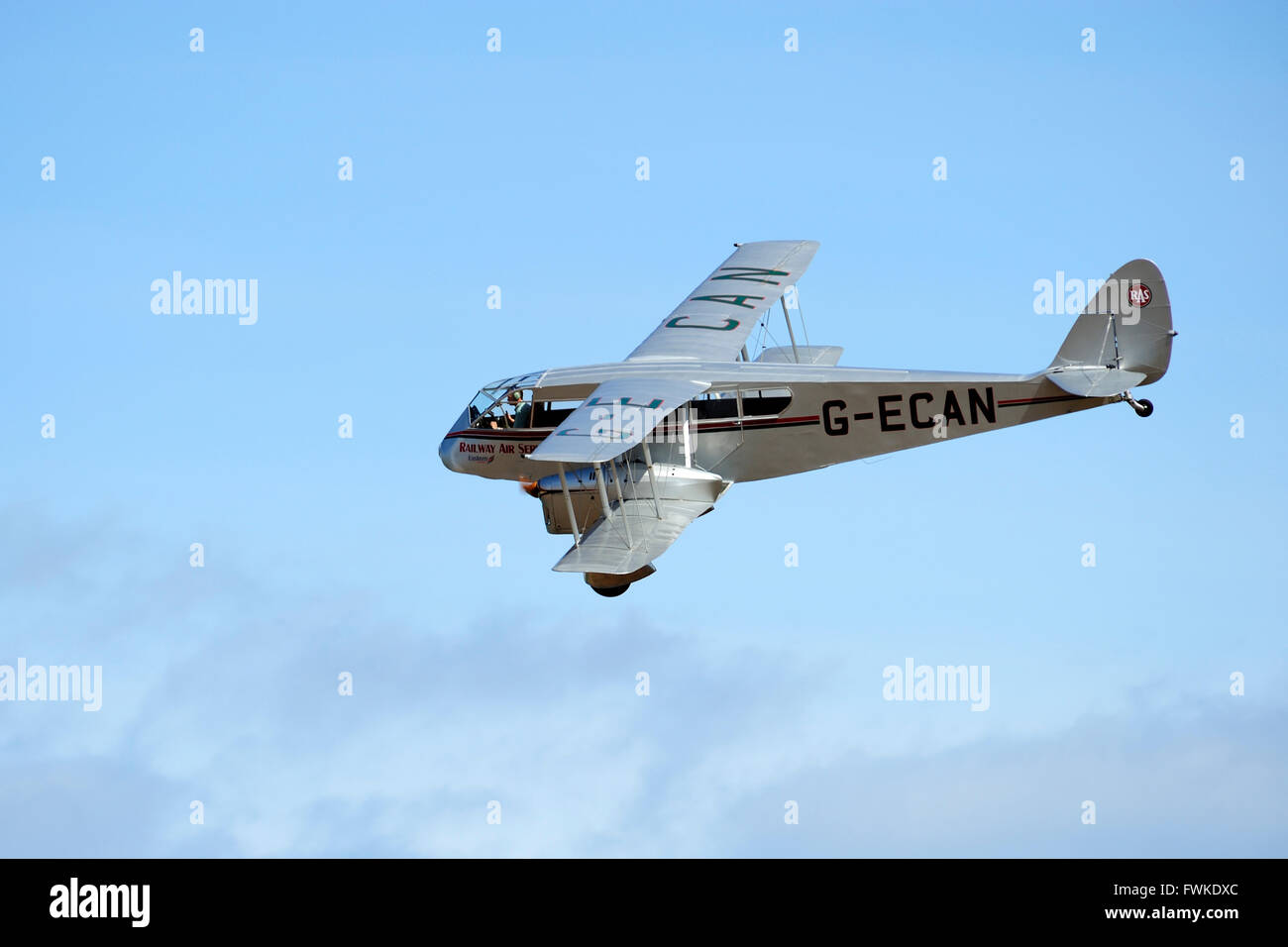 De Havilland DH-84 Dragon 3 G-ECAN during its display at East Fortune ...