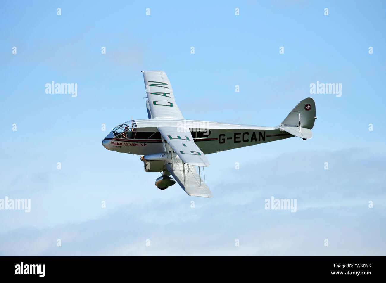 De Havilland DH-84 Dragon 3 G-ECAN during its display at East Fortune ...