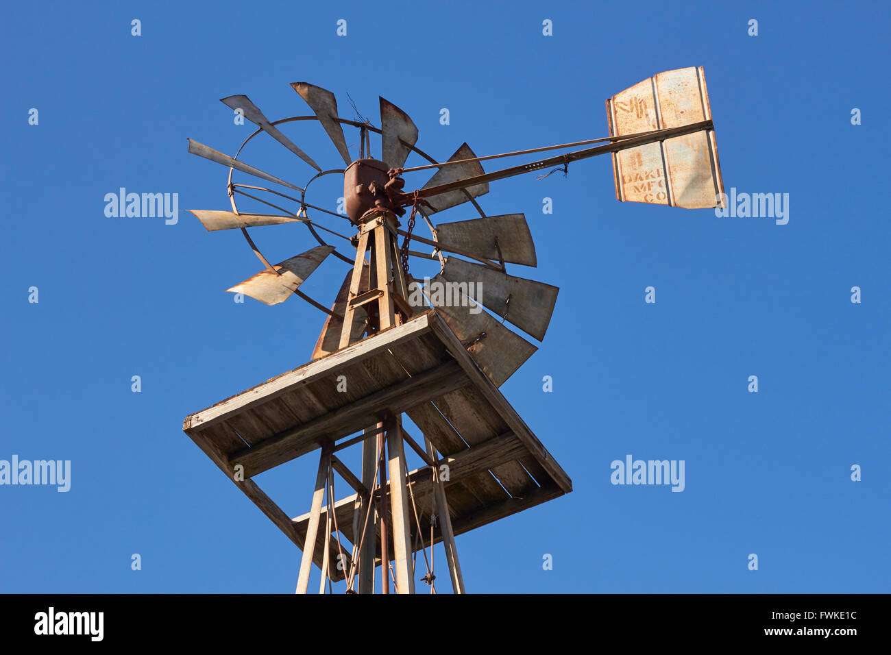 classic ranch windmill, Hill Country, Texas, USA Stock Photo - Alamy