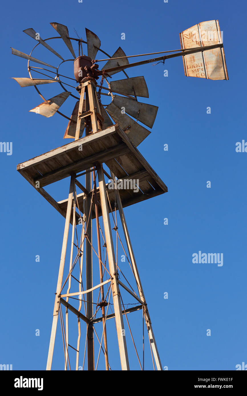 classic ranch windmill, Hill Country, Texas, USA Stock Photo - Alamy