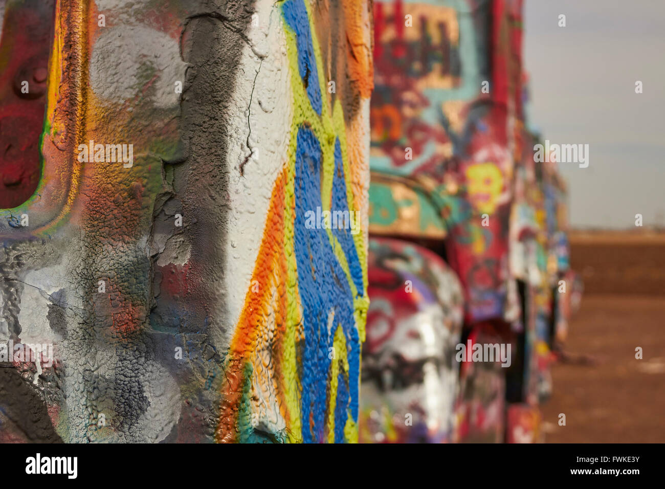 Cadillac Ranch, Amarillo, Texas, USA Stock Photo - Alamy