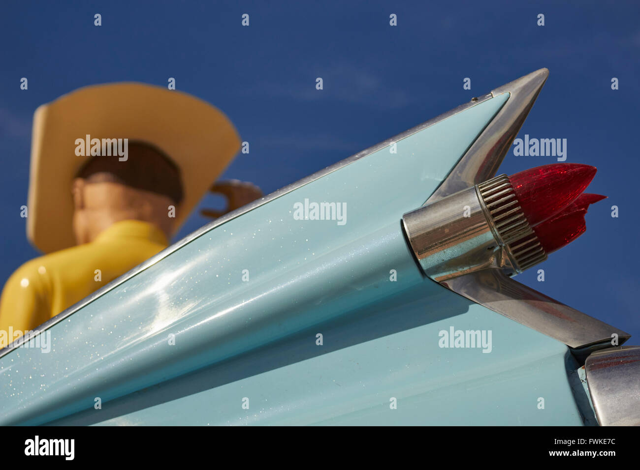 Second Amendment Cowboy statue, Amarillo, Texas, USA Stock Photo - Alamy