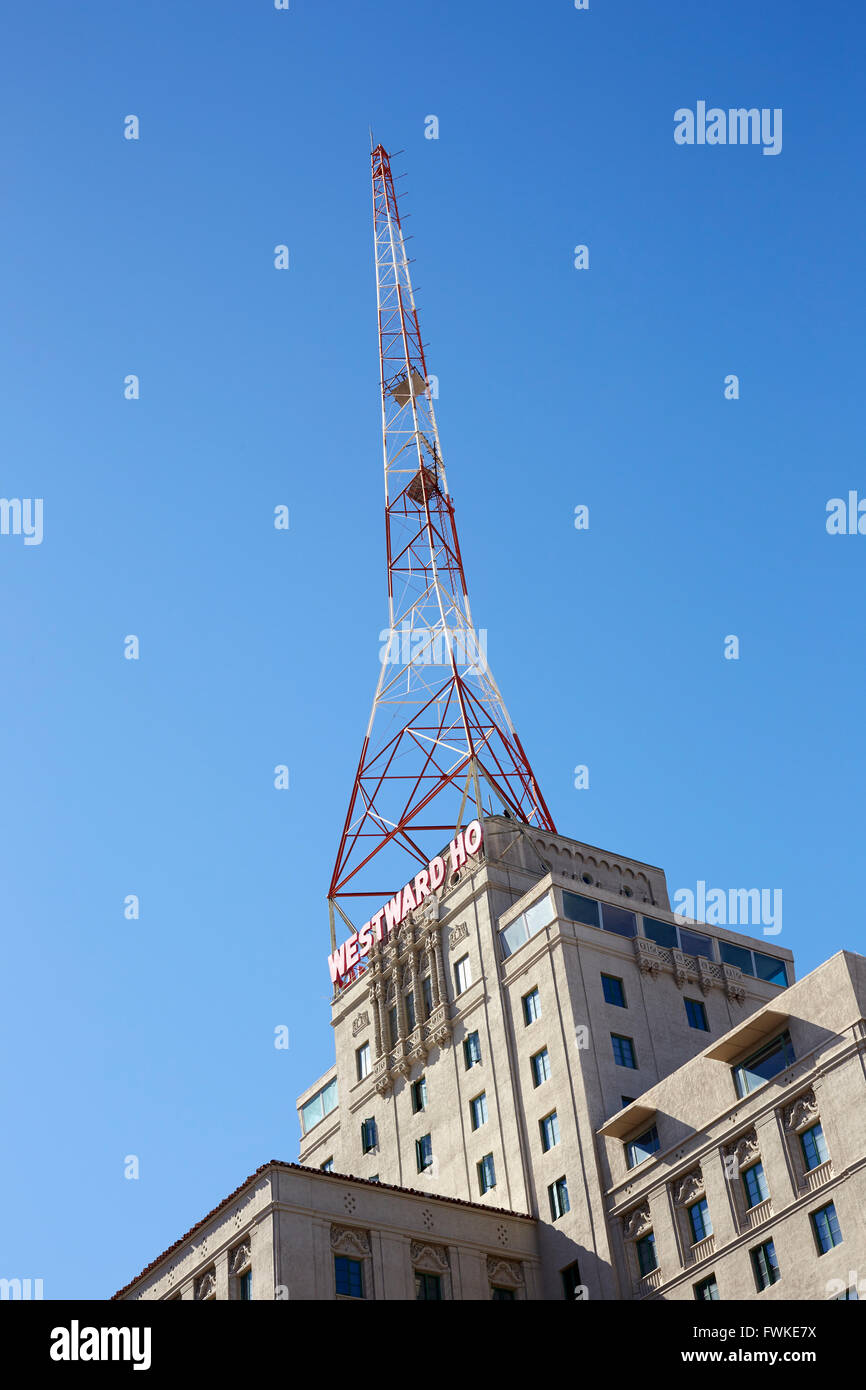 Westward Ho Tower, downtown Phoenix, Arizona, USA Stock Photo - Alamy