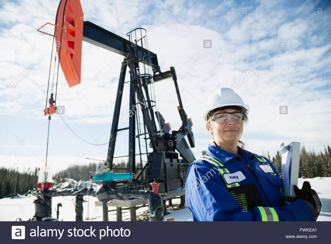 Worker and supervisor winter hi-res stock photography and images - Alamy