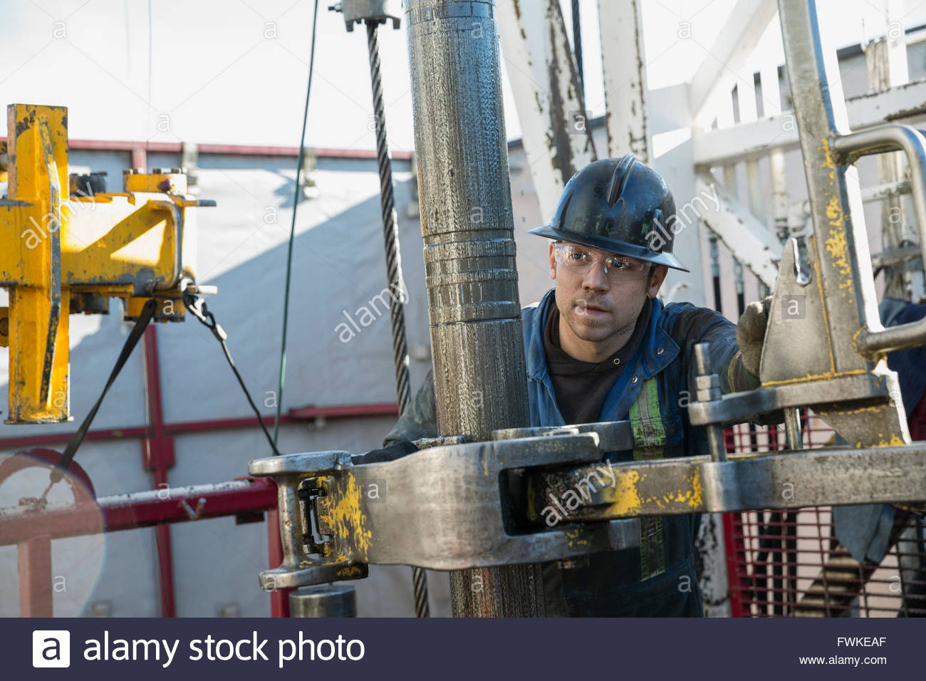 Male gas worker hi-res stock photography and images - Alamy
