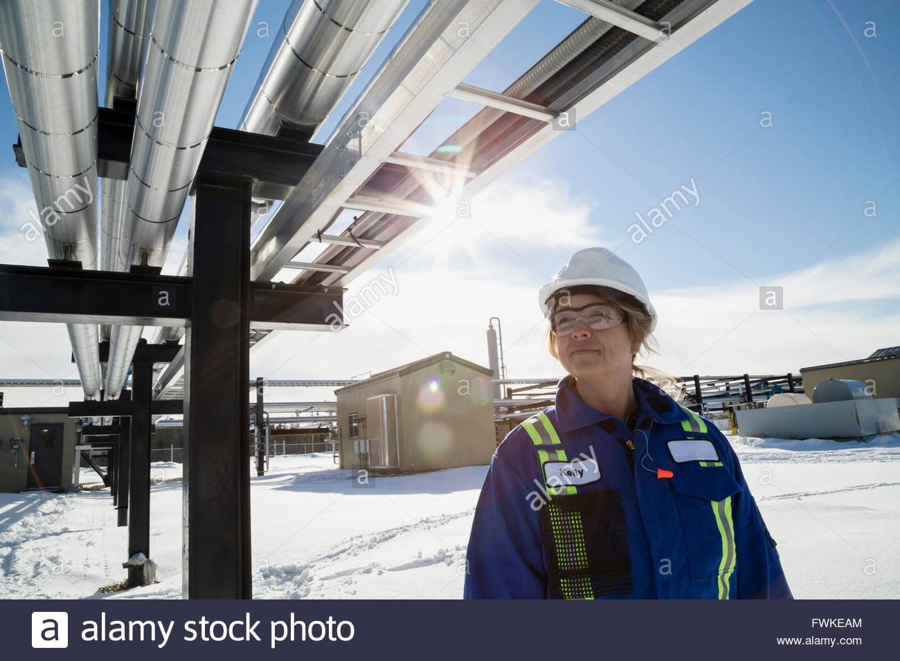 Worker and supervisor winter hi-res stock photography and images - Alamy