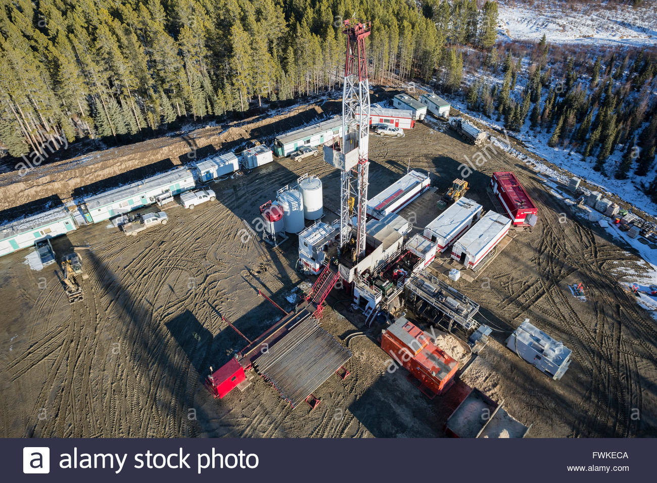 Horizontal drilling rig hi-res stock photography and images - Alamy