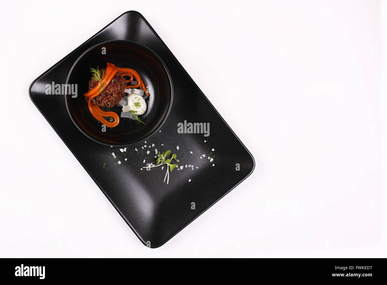Soup, molecular cuisine Stock Photo - Alamy