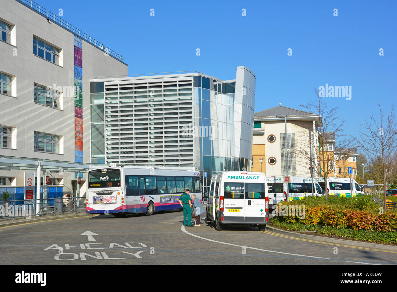 Entrance Broomfield Hospital Chelmsford Essex High Resolution Stock ...