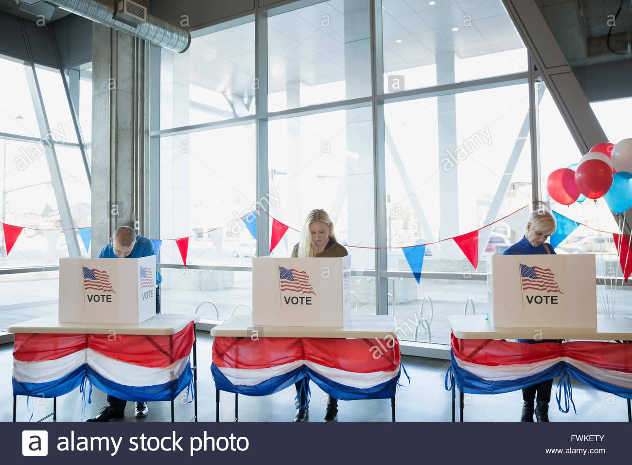 Voting booths hi-res stock photography and images - Alamy