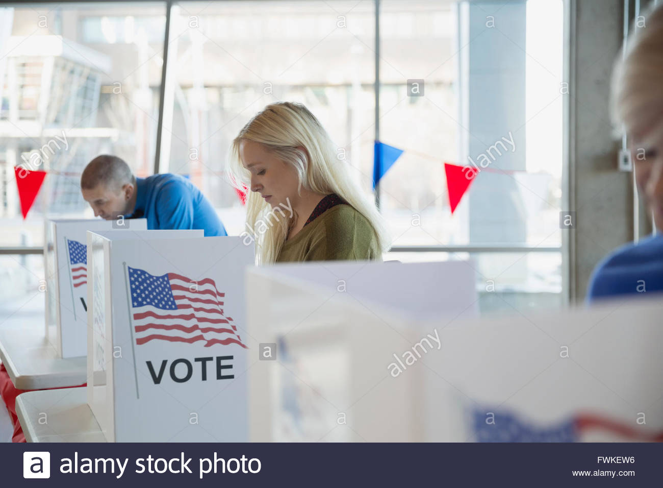 Polling booth young hi-res stock photography and images - Alamy