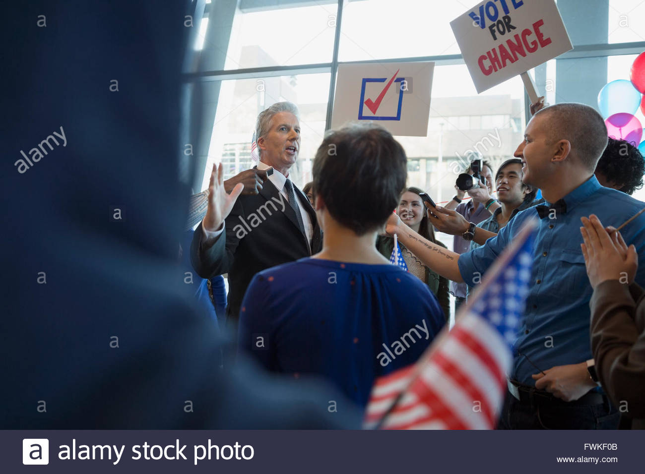 Change rally crowd hi-res stock photography and images - Alamy