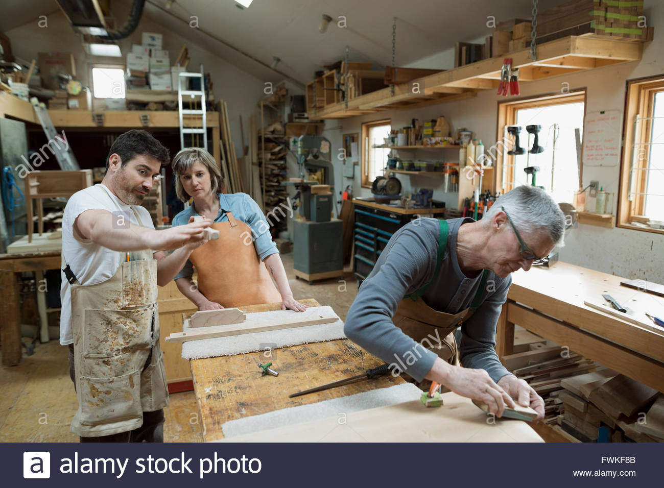 Three carpenters hi-res stock photography and images - Alamy