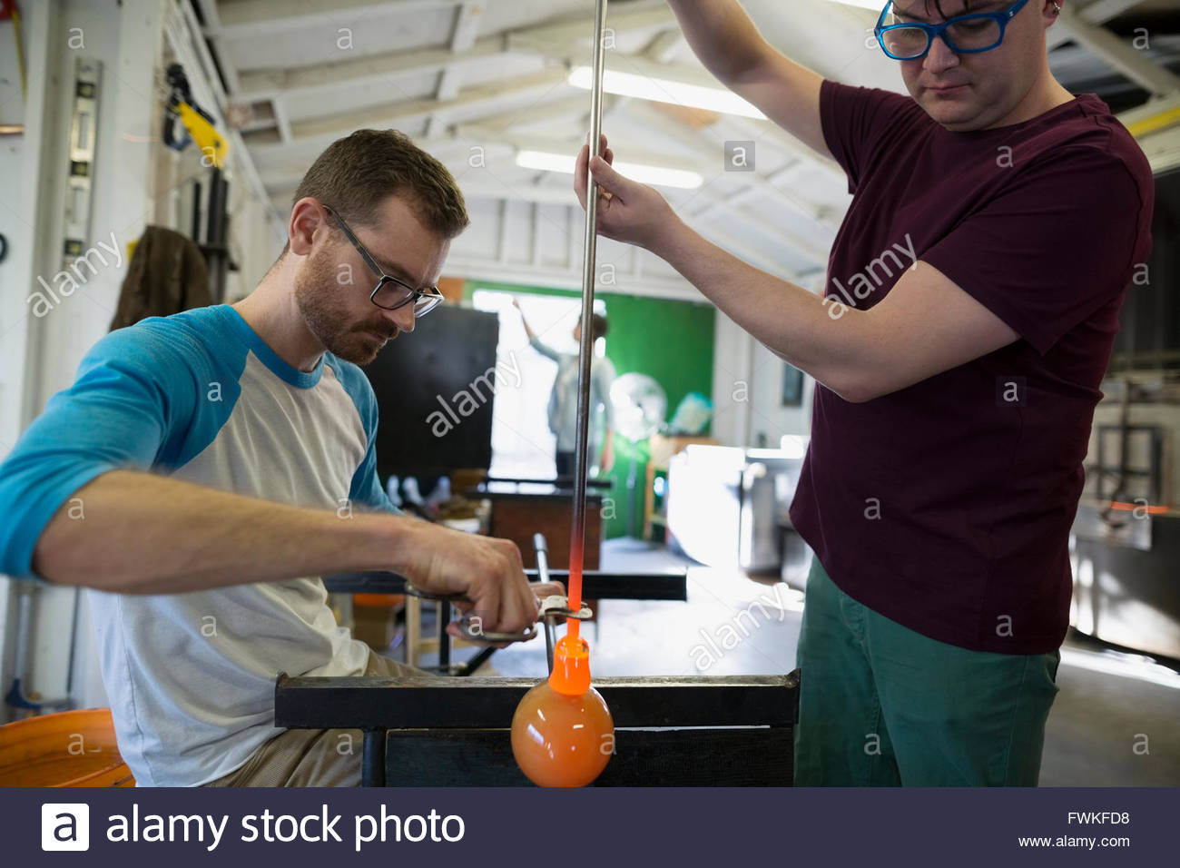 Shaping the glass hi-res stock photography and images - Alamy