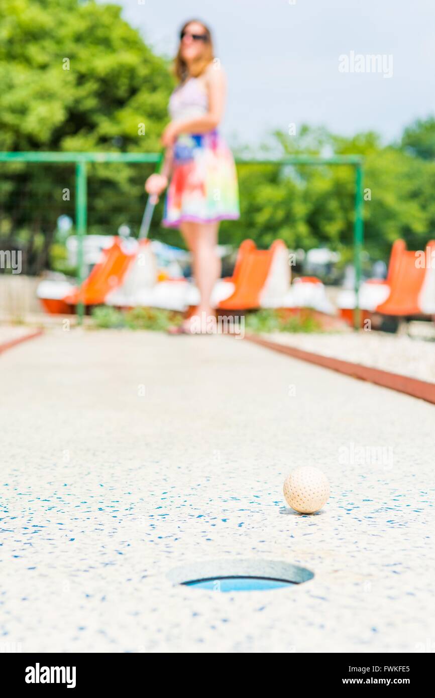 Mini golf tournament hi-res stock photography and images - Alamy