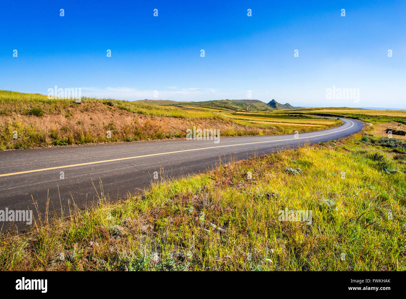 Grassland scenery in Hebei province, China Stock Photo - Alamy