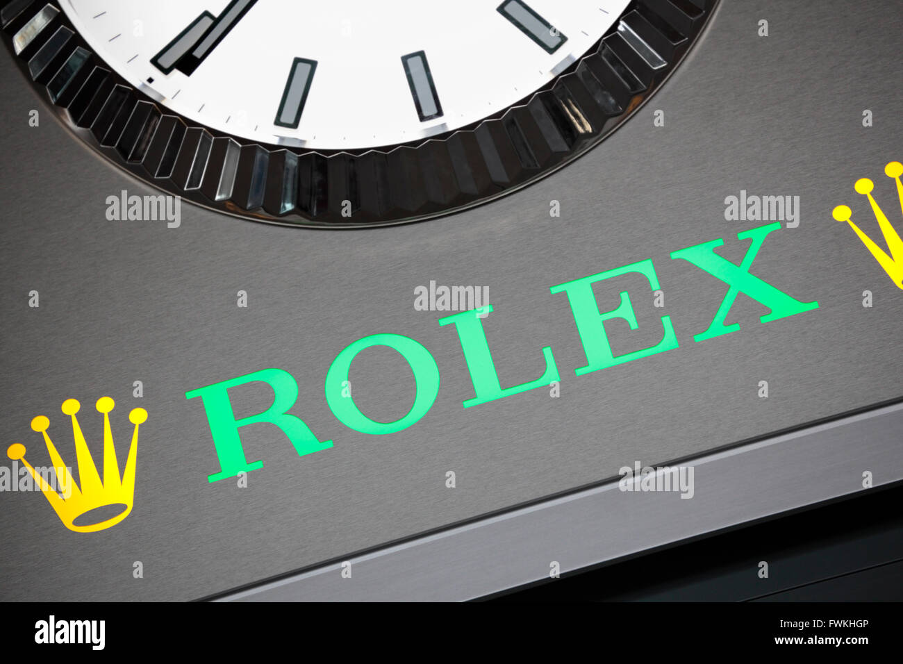 Rolex advertising hi-res stock photography and images - Alamy