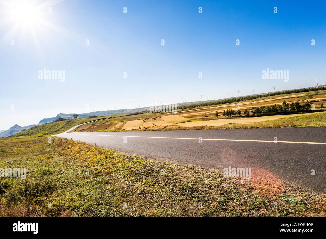 Grassland scenery in Hebei province, China Stock Photo - Alamy