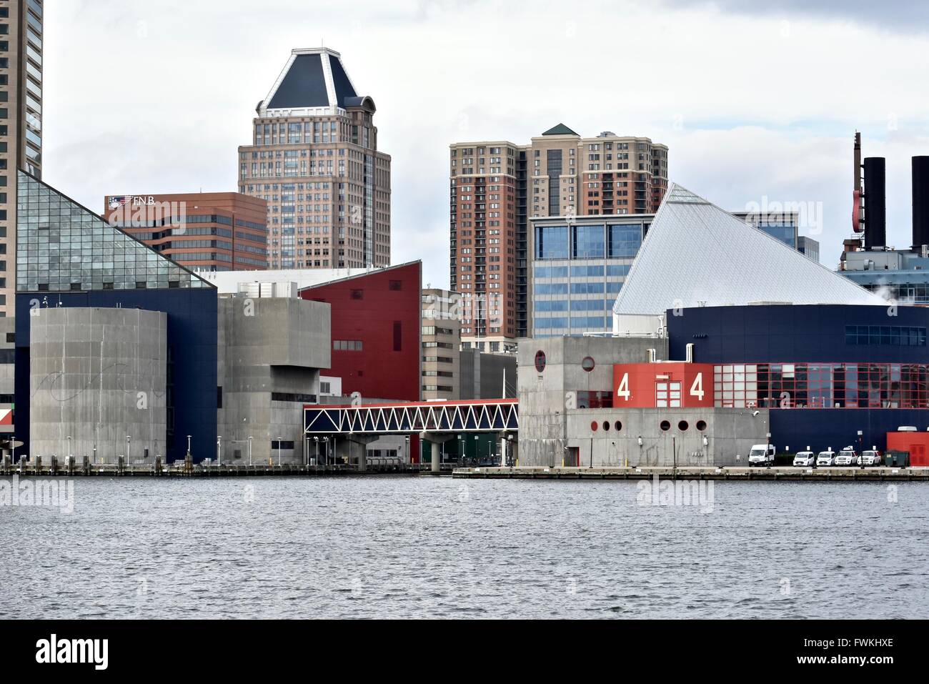 The Baltimore inner harbor Stock Photo - Alamy