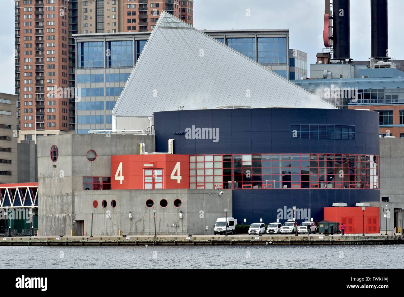 The Baltimore inner harbor Stock Photo - Alamy