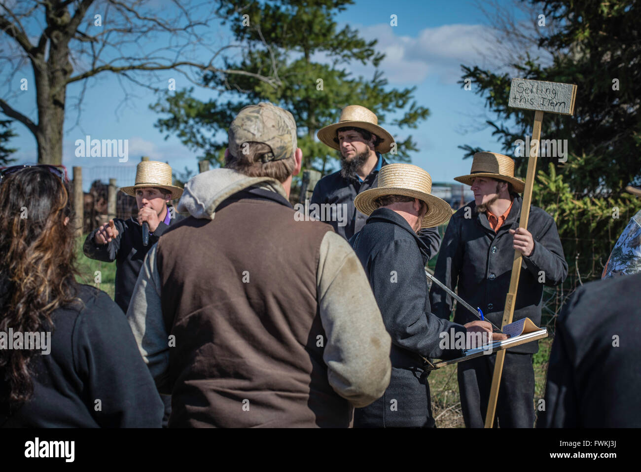 Rawlinsville, PA Amish Mud Sale, held every spring in Lancaster, PA ...