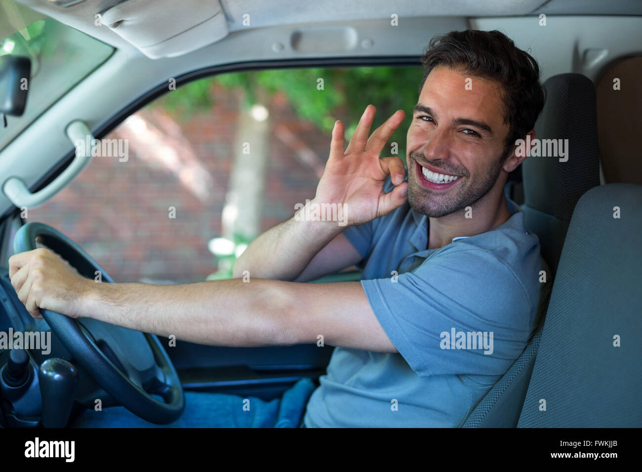 Portrait mode positive business man hi-res stock photography and images ...