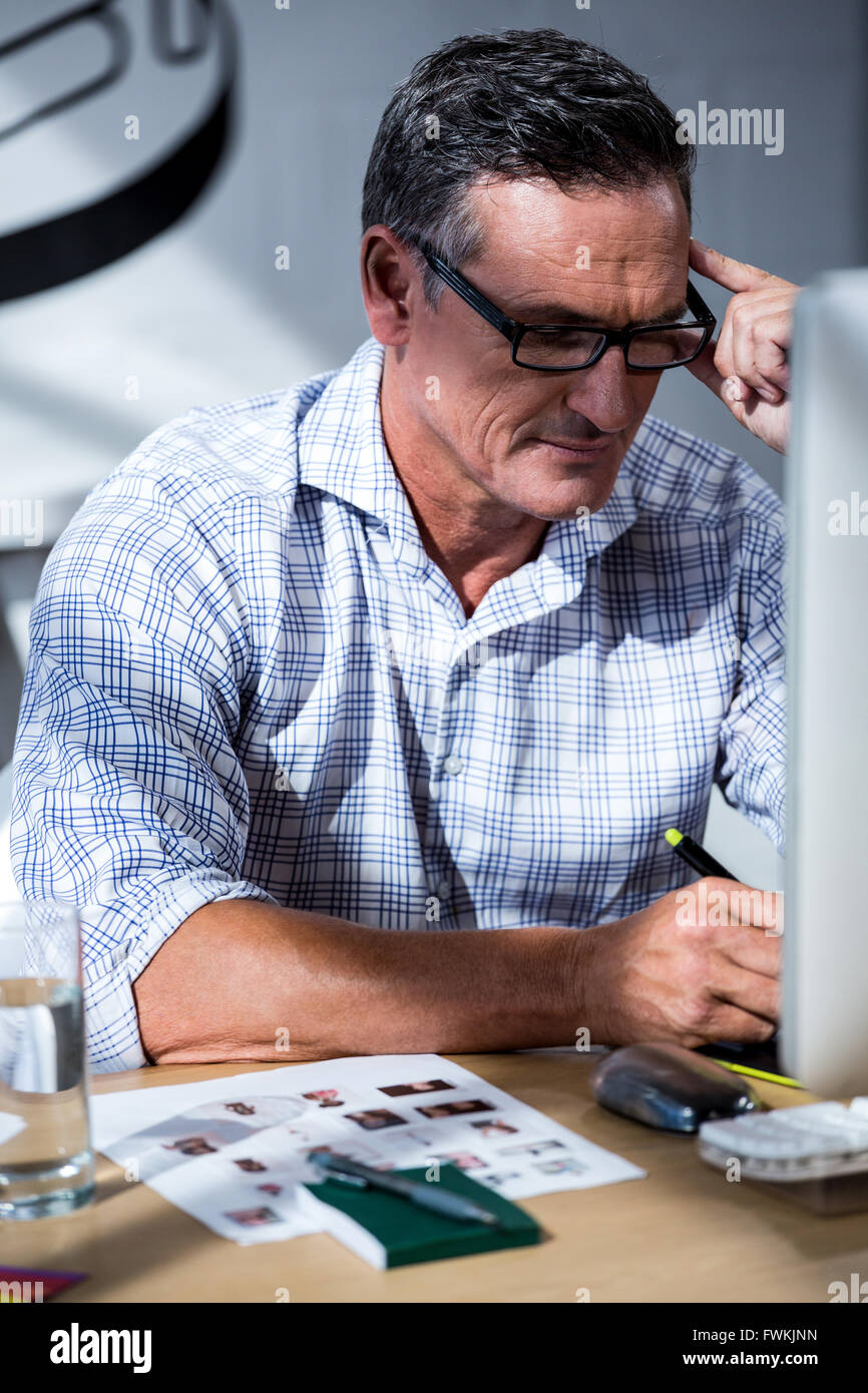 Tense concentration hi-res stock photography and images - Alamy