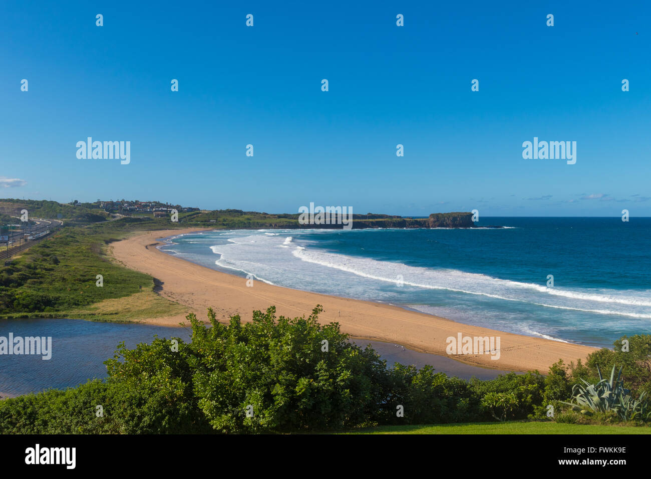 Bombo Beach, Kiama NSW where a surfer suffered serious injuries in a ...