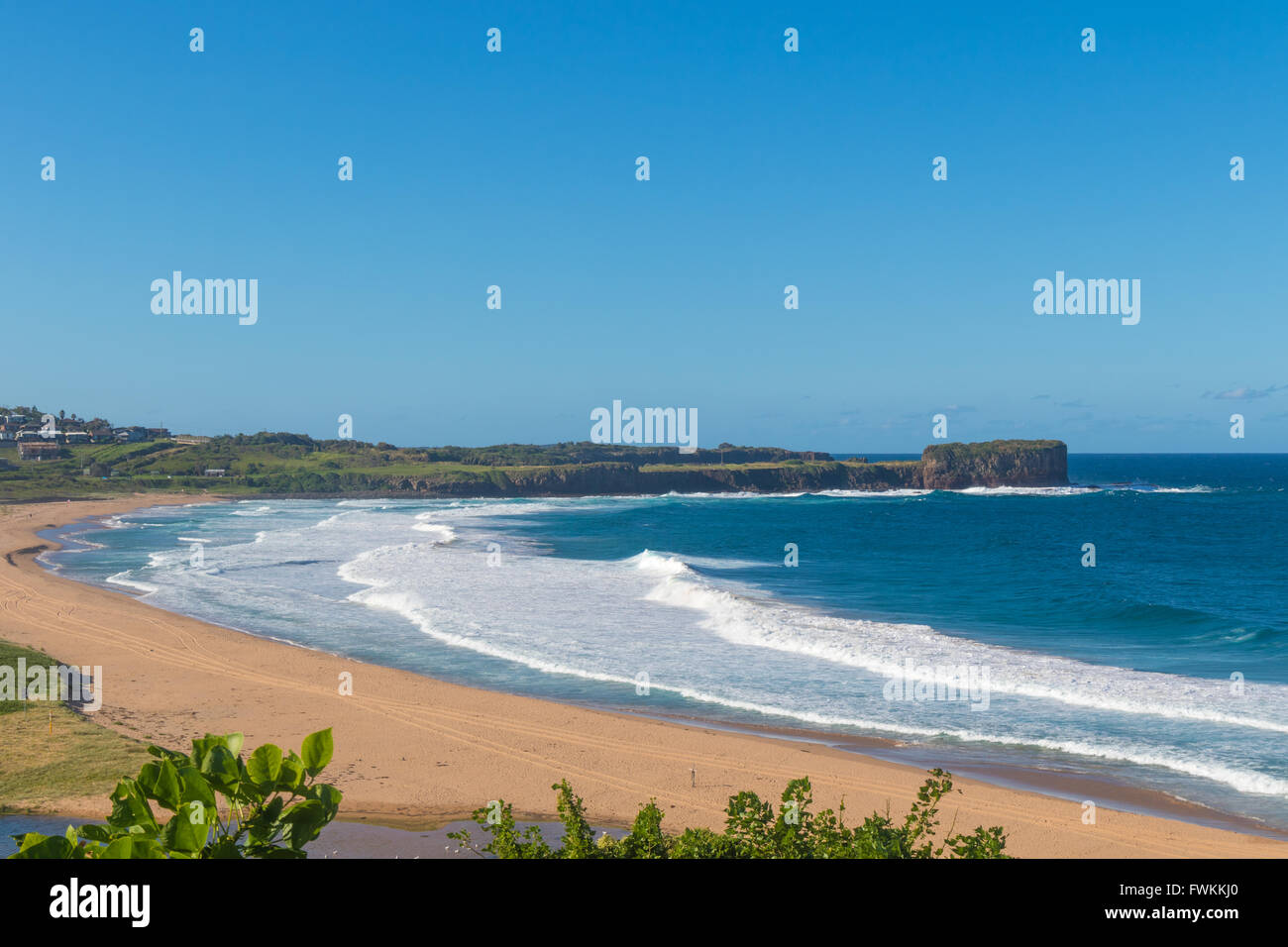 Bombo Beach, Kiama NSW where a surfer suffered serious injuries in a ...