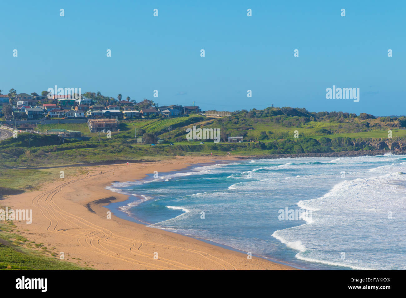Bombo Beach, Kiama NSW where a surfer suffered serious injuries in a ...