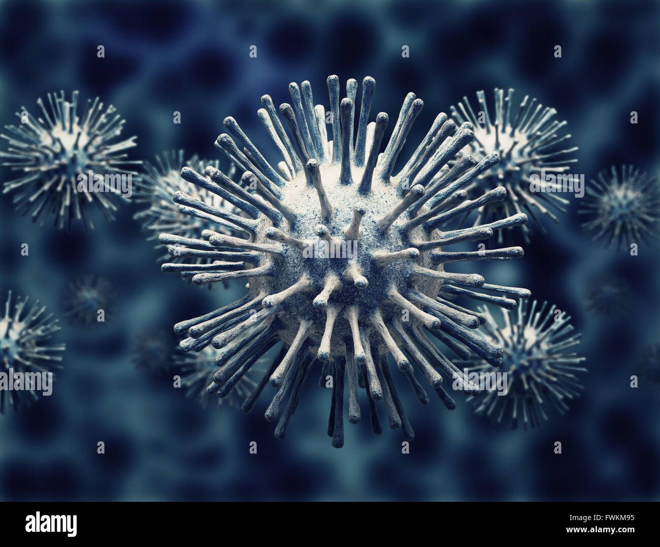Virus illustration hi-res stock photography and images - Alamy