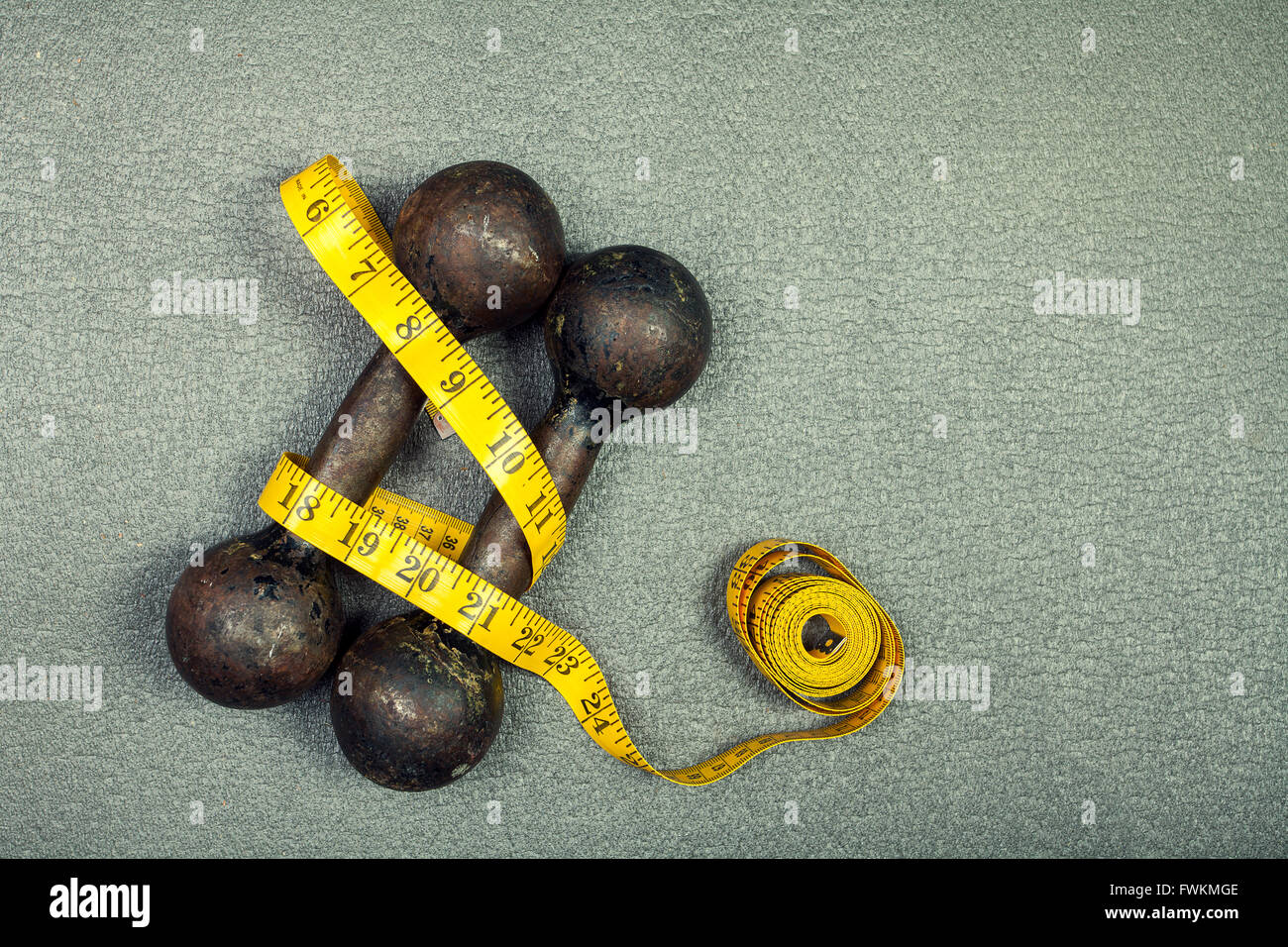 Vintage with tape measure hi-res stock photography and images - Alamy