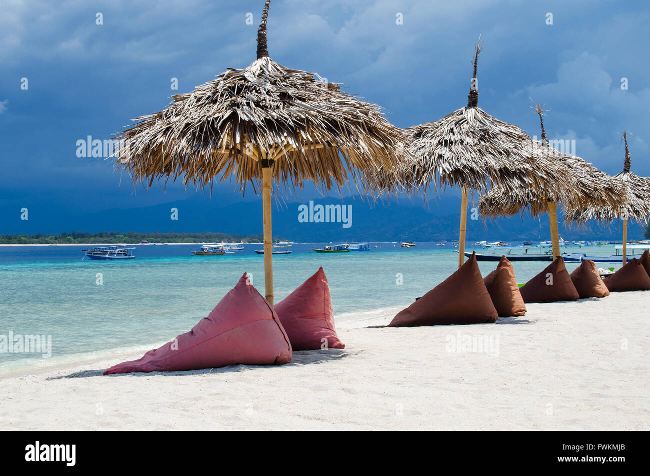Rain on the beach Stock Photo - Alamy