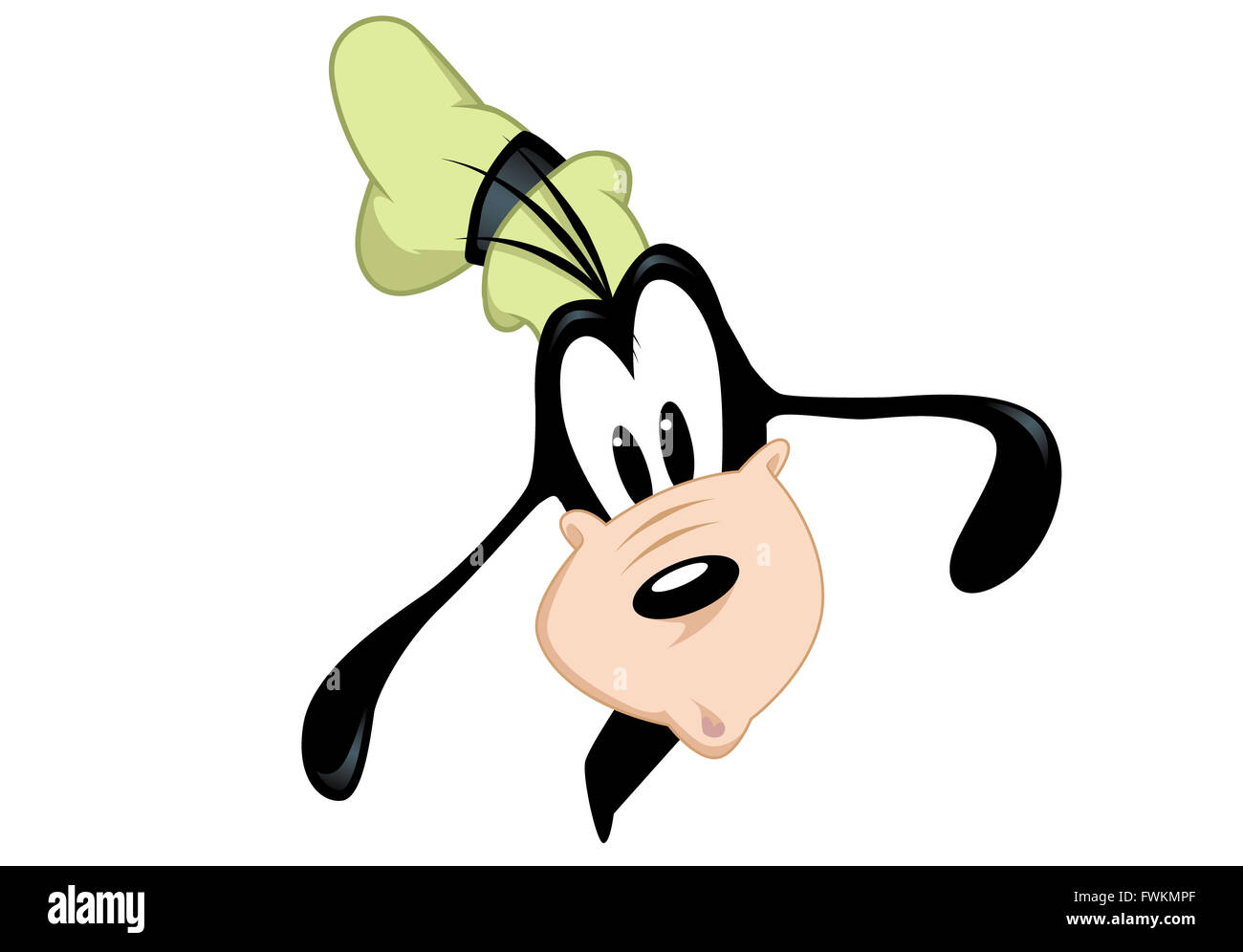 Disney Goofy Head Silhouette