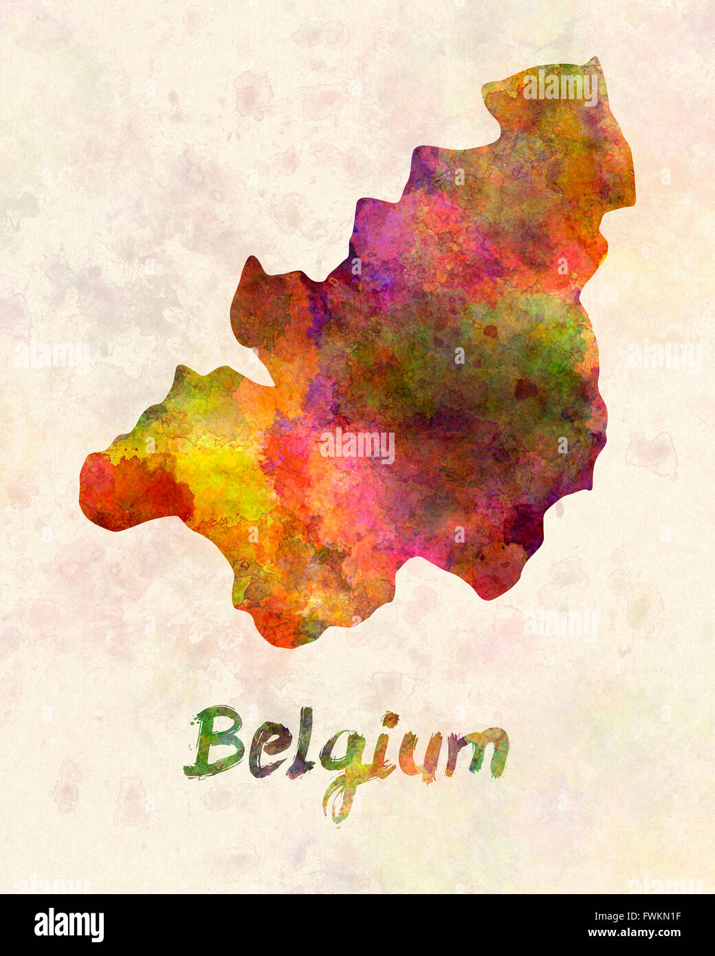 Watercolor of brussels hi-res stock photography and images - Alamy