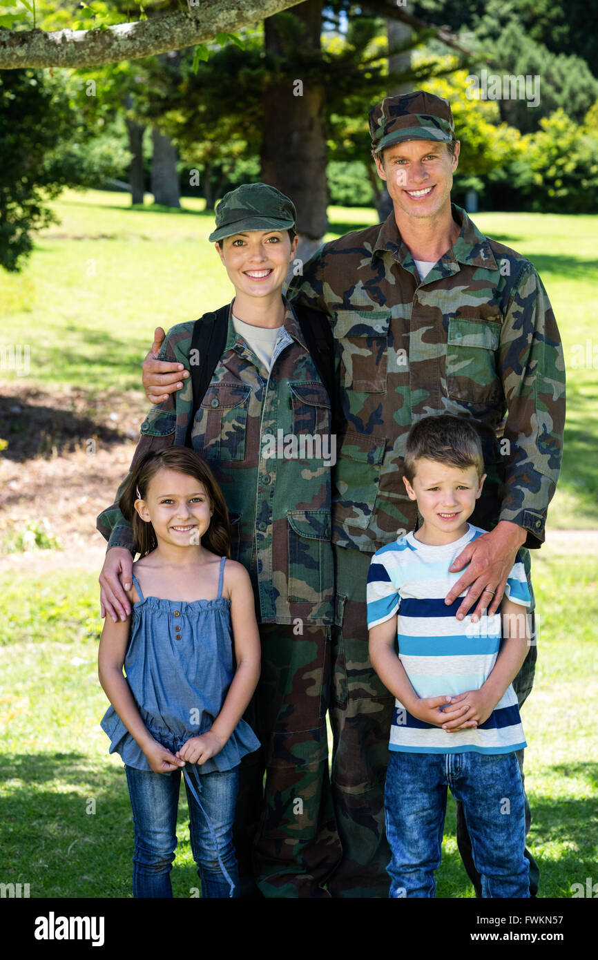 Children reunite father hi-res stock photography and images - Alamy